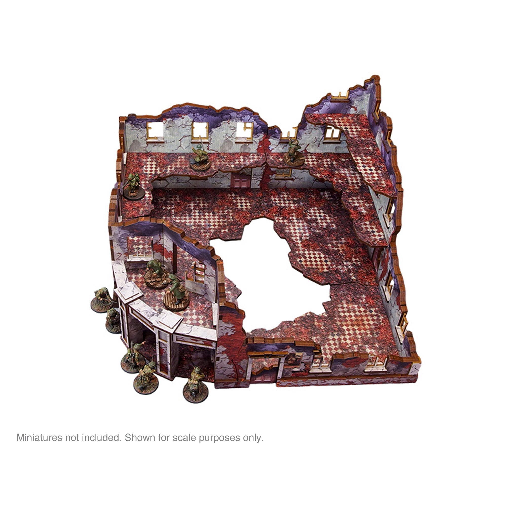 Pre-Painted WW2 Ostfront Stalingrad Univermag Front (with balcony ...