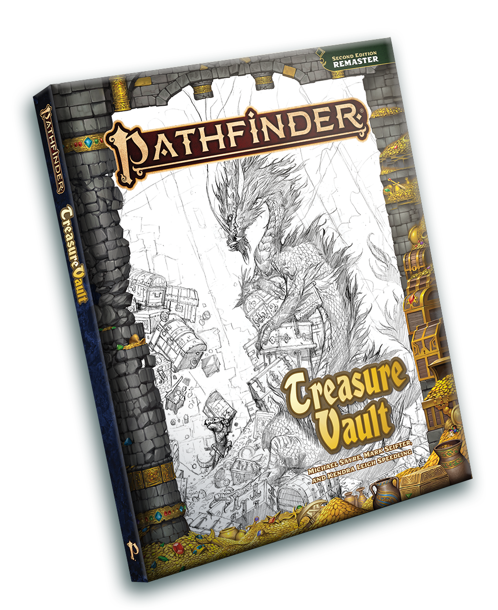 Pathfinder Treasure Vault (Remastered) Sketch Cover – Snydepels