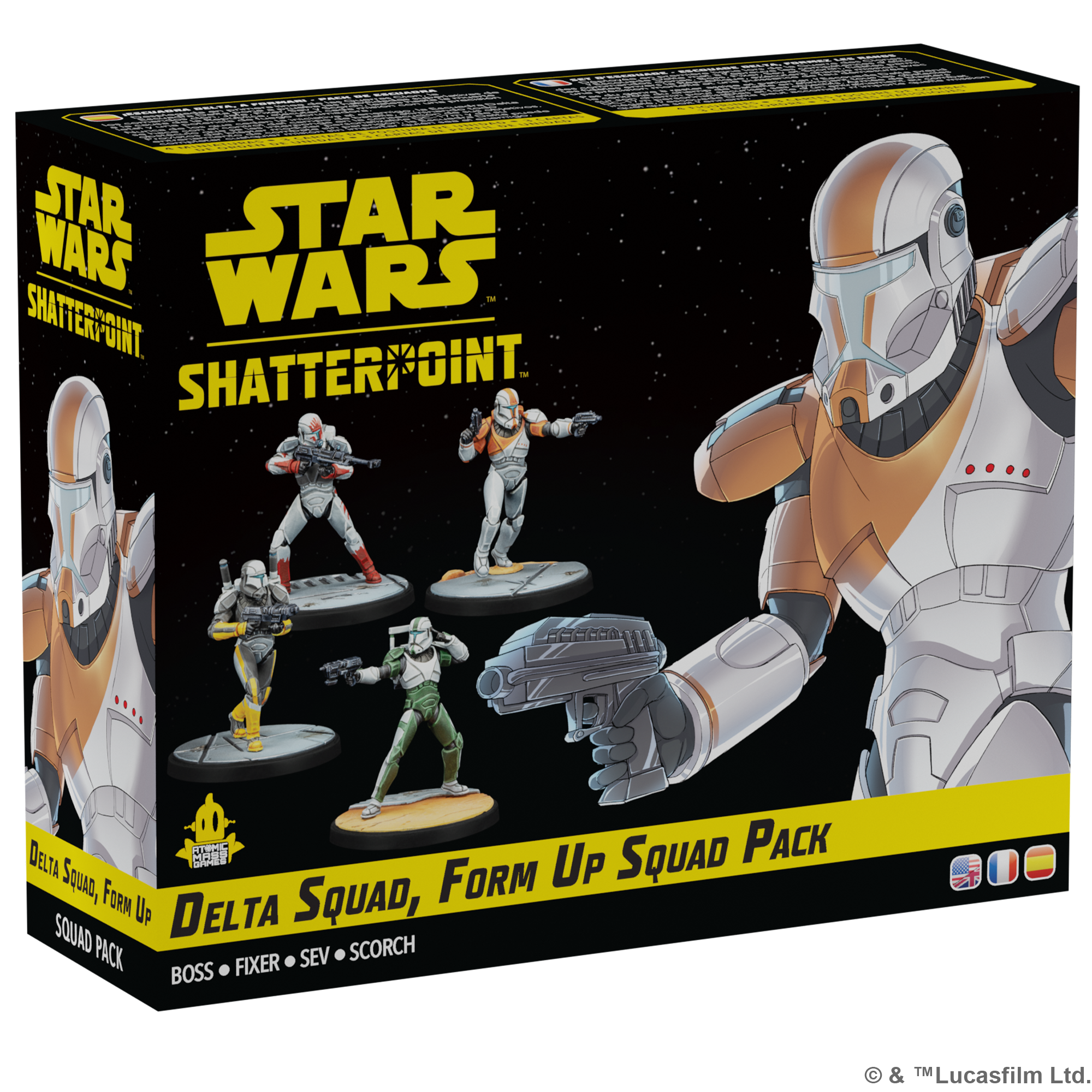 Star Wars: Shatterpoint - Delta Squad, Form Up Squad Pack – Snydepels