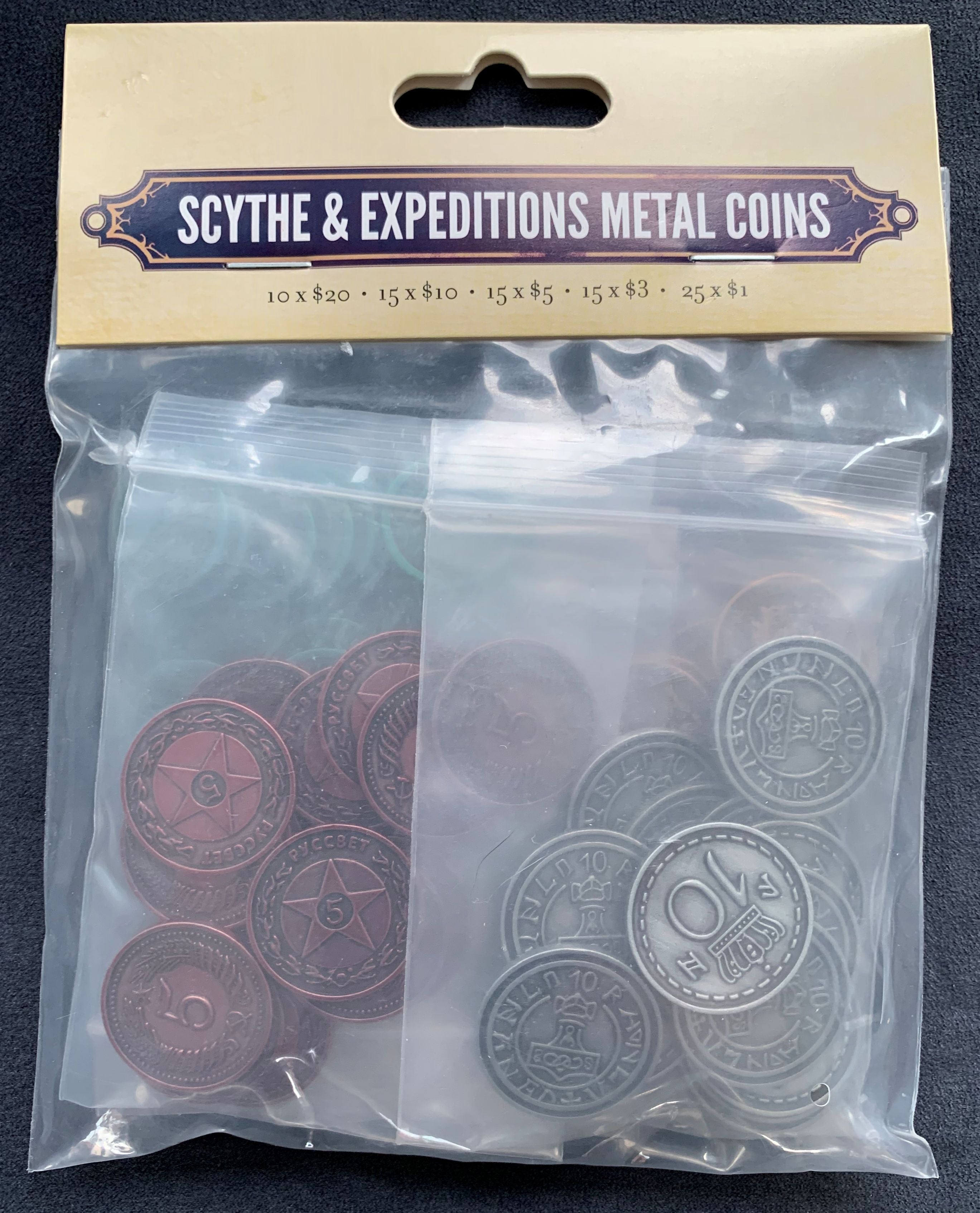 Scythe & Expeditions Metal Coins – Snydepels