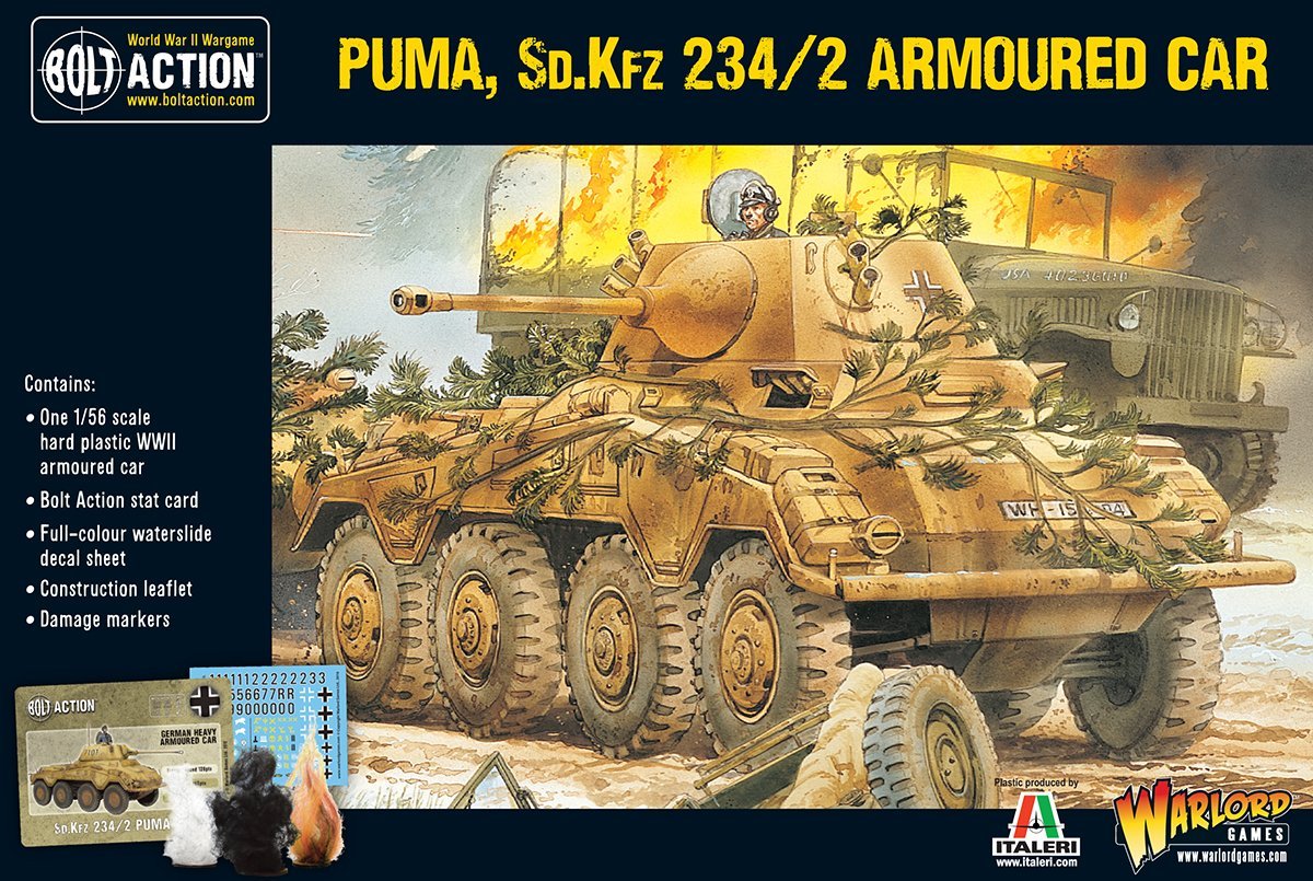 Bolt Action: Puma Sd.Kfz 234/2 Armoured Car – Snydepels