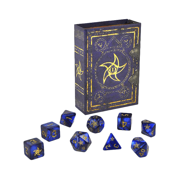 Elder Dice: Blue Star Elder Sign Polyhedral Set – Snydepels