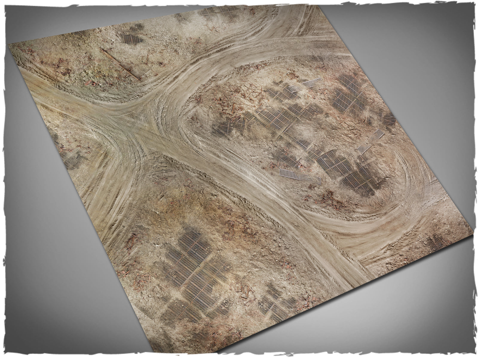 Gaming mat - Ash Wasteland (90x90 cm) – Snydepels