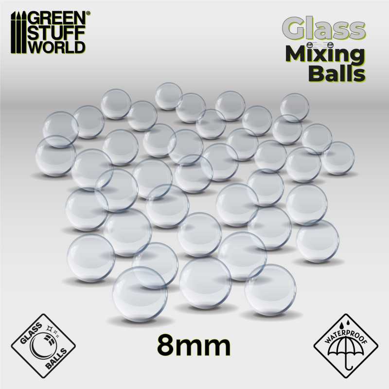 Glass Mixing Balls 8mm (Green Stuff World) – Snydepels
