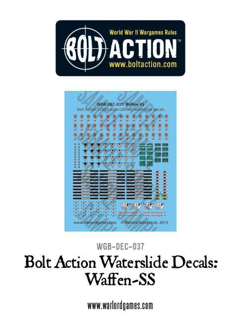 Bolt Action: Decals - Waffen-SS – Snydepels